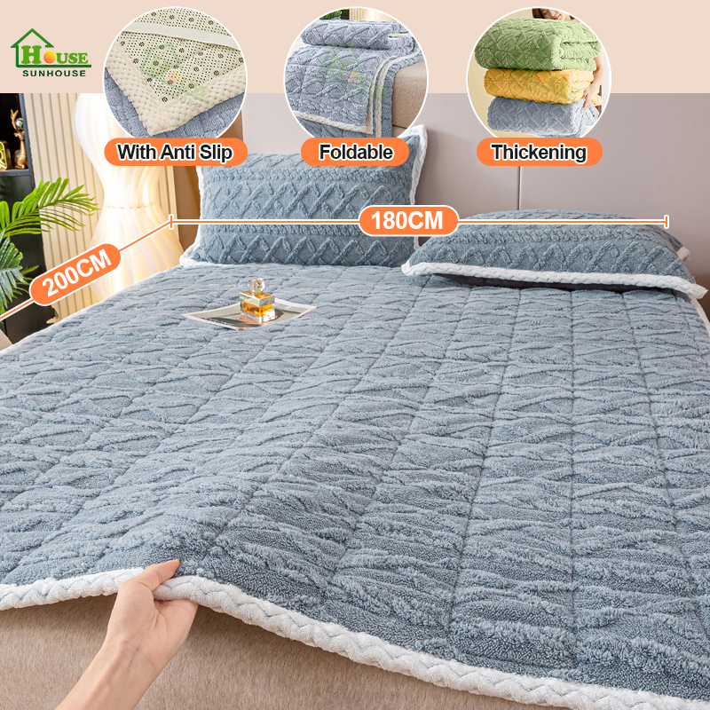 Upgrade 13CM thick Foldable Mattress Thicker 9cm Tatami Mattress Topper ...