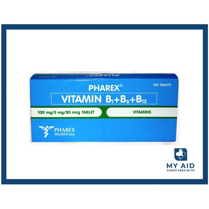 PHAREX B Complex - 100 tablets | Lazada PH