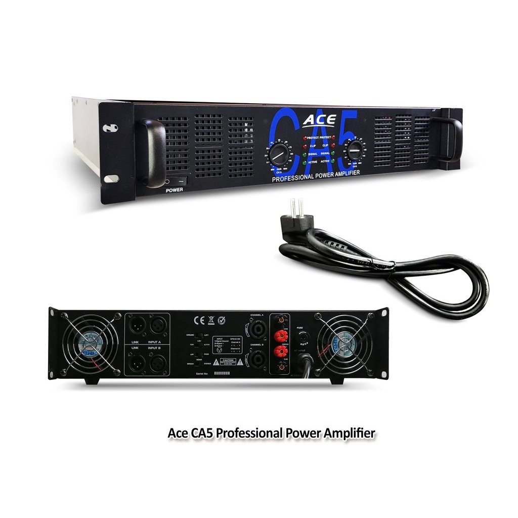 ACE CA5 Professional Powered Amplifier♤ | Lazada PH