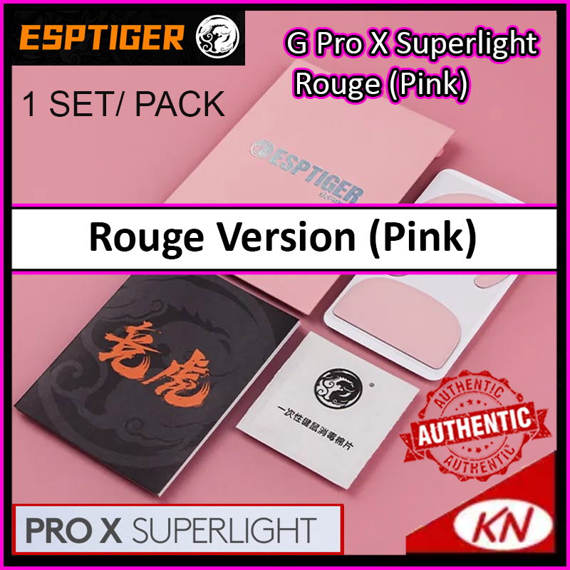 g pro x superlight tiger skates [Rouge Pink] (1 SET/pack) (Rouge ...