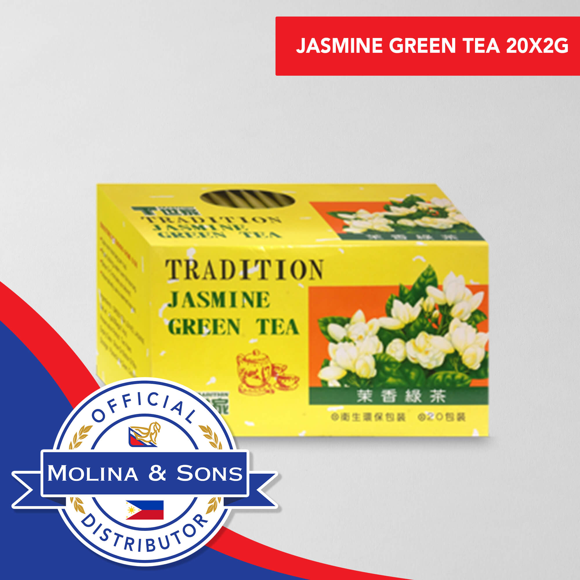 Tradition Jasmine Green Tea 20 bags X 2G | Lazada PH