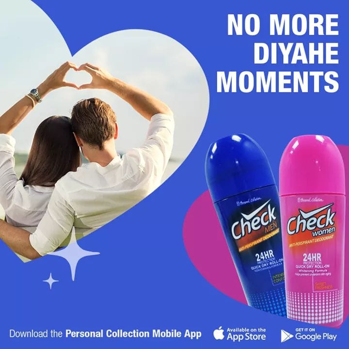 Personal Collection Check Deodorant for Men and Women set 50ML | Lazada PH