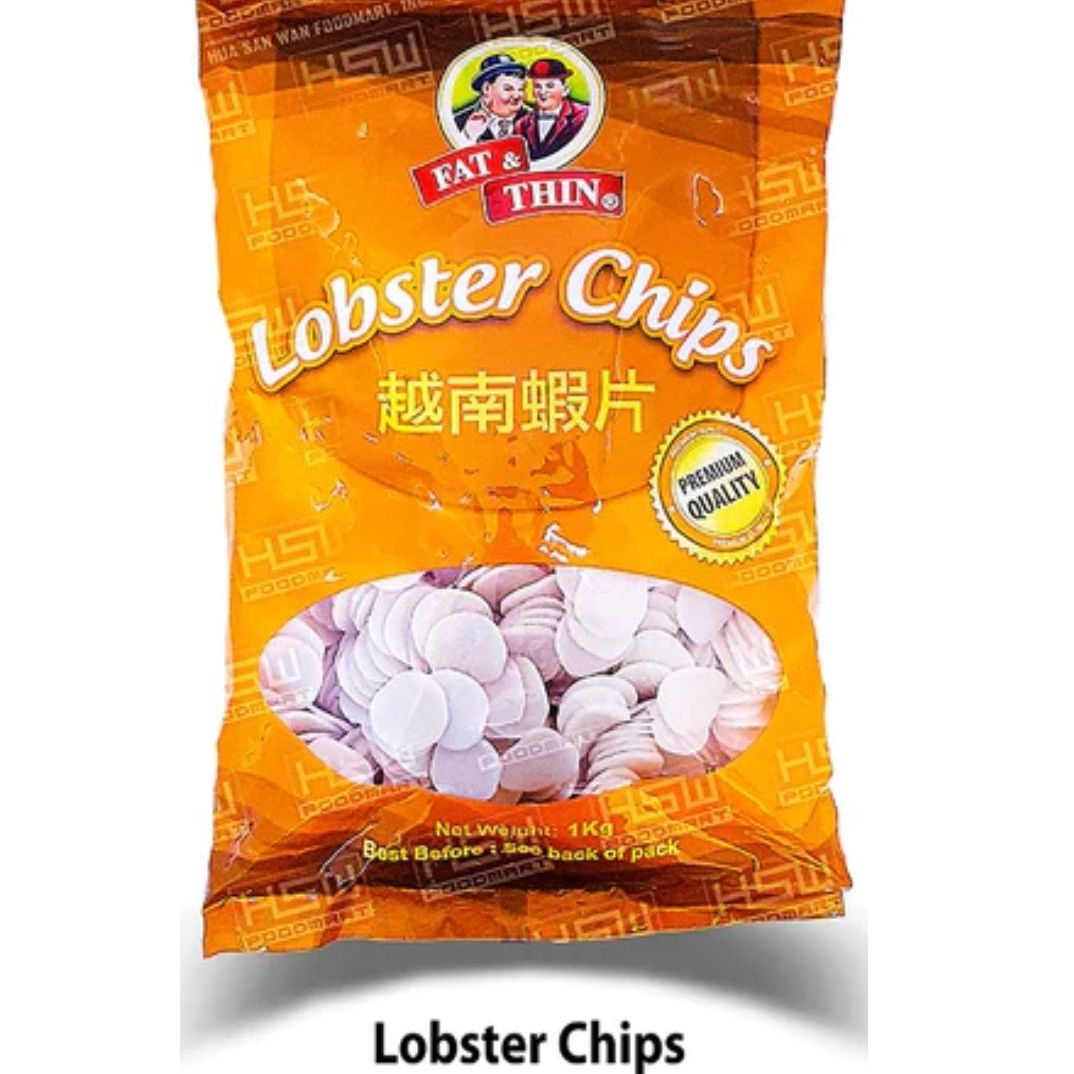 Fat and Thin Chips Crab Cuttle Lobster Prawn 200g 1kg Snacks | Lazada PH
