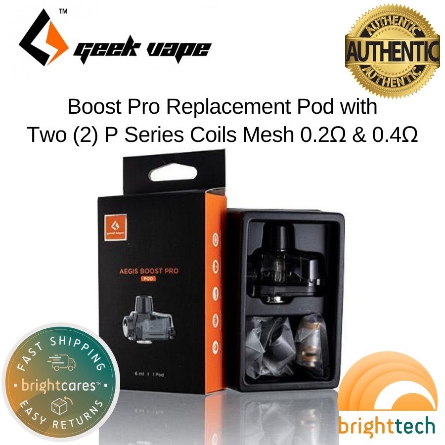 Geekvape Aegis Boost Pro Replacement Pod and Coil Occ - Legit 1 Pod 2 ...
