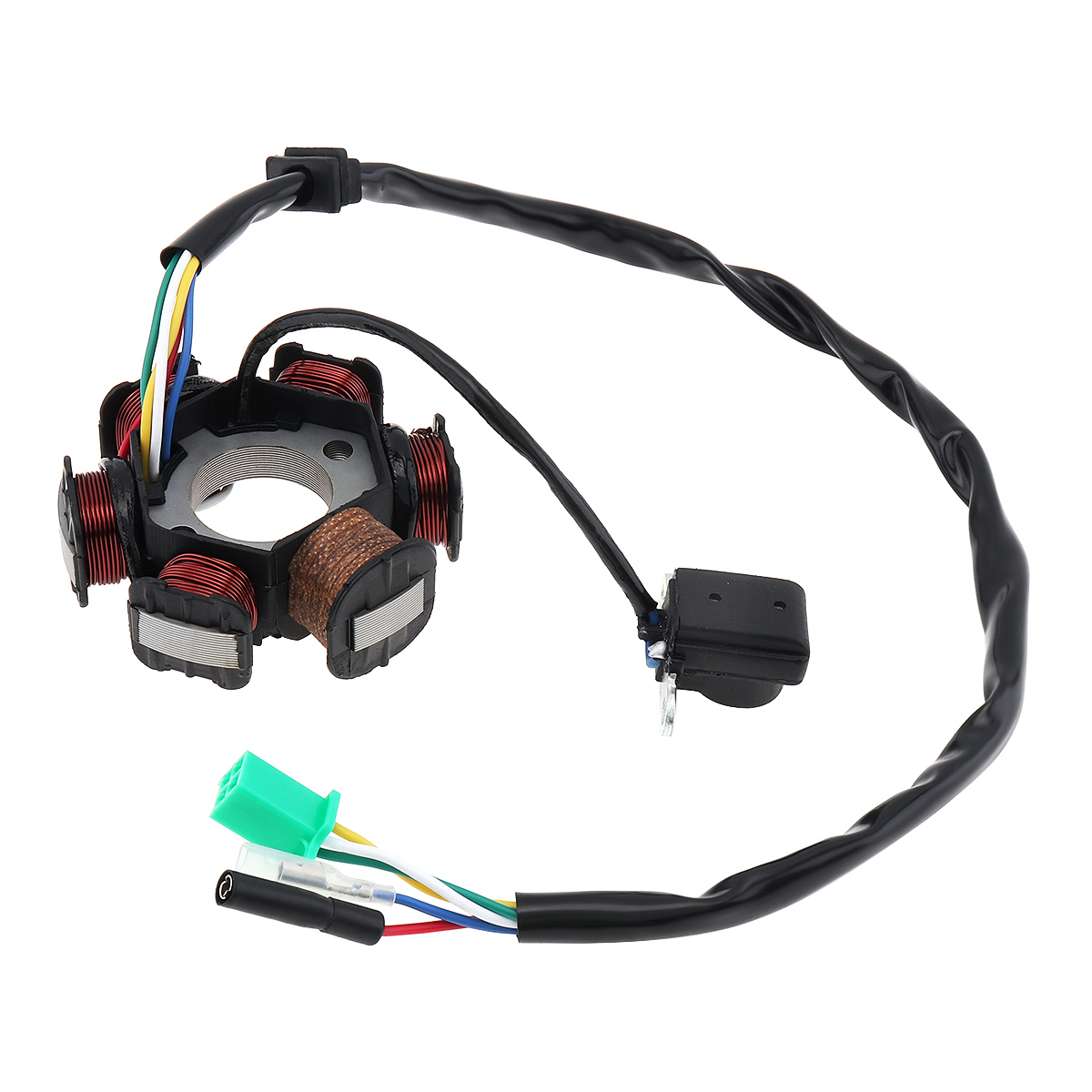 GY6-125 Scooter Generator 6 Coils Magneto Stator for 125cc and 150cc ...