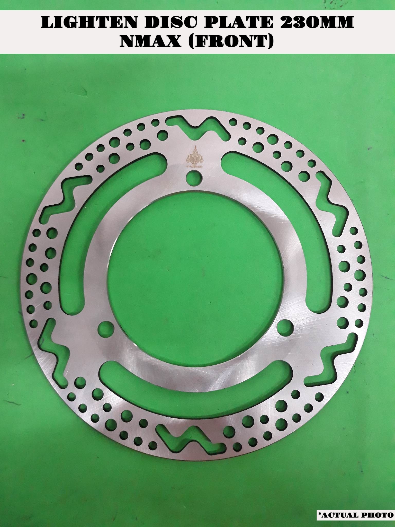 LIGHTEN DISC PLATE FRONT MIN.TH.3.5MM (230MM) PLAIN MODEL: NMAX/AEROX ...