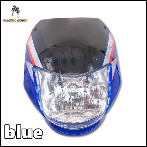 BAJAJ KAWASAKI CT-100 HEADLIGHT ASSY WITH COWLING MOTORCYCLE CLASSIC ...