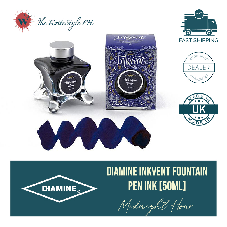 Diamine Inkvent Fountain Pen Ink [50ml] Midnight Hour | Lazada PH