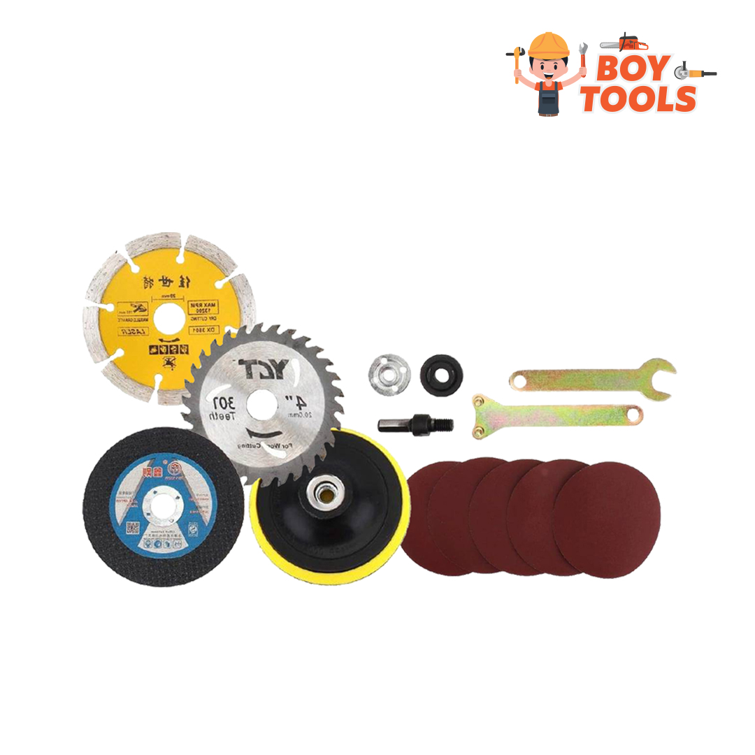 BOY TOOLS - 12 pcs/set 10mm Electric Drill Cutting Set Conversion Tool ...