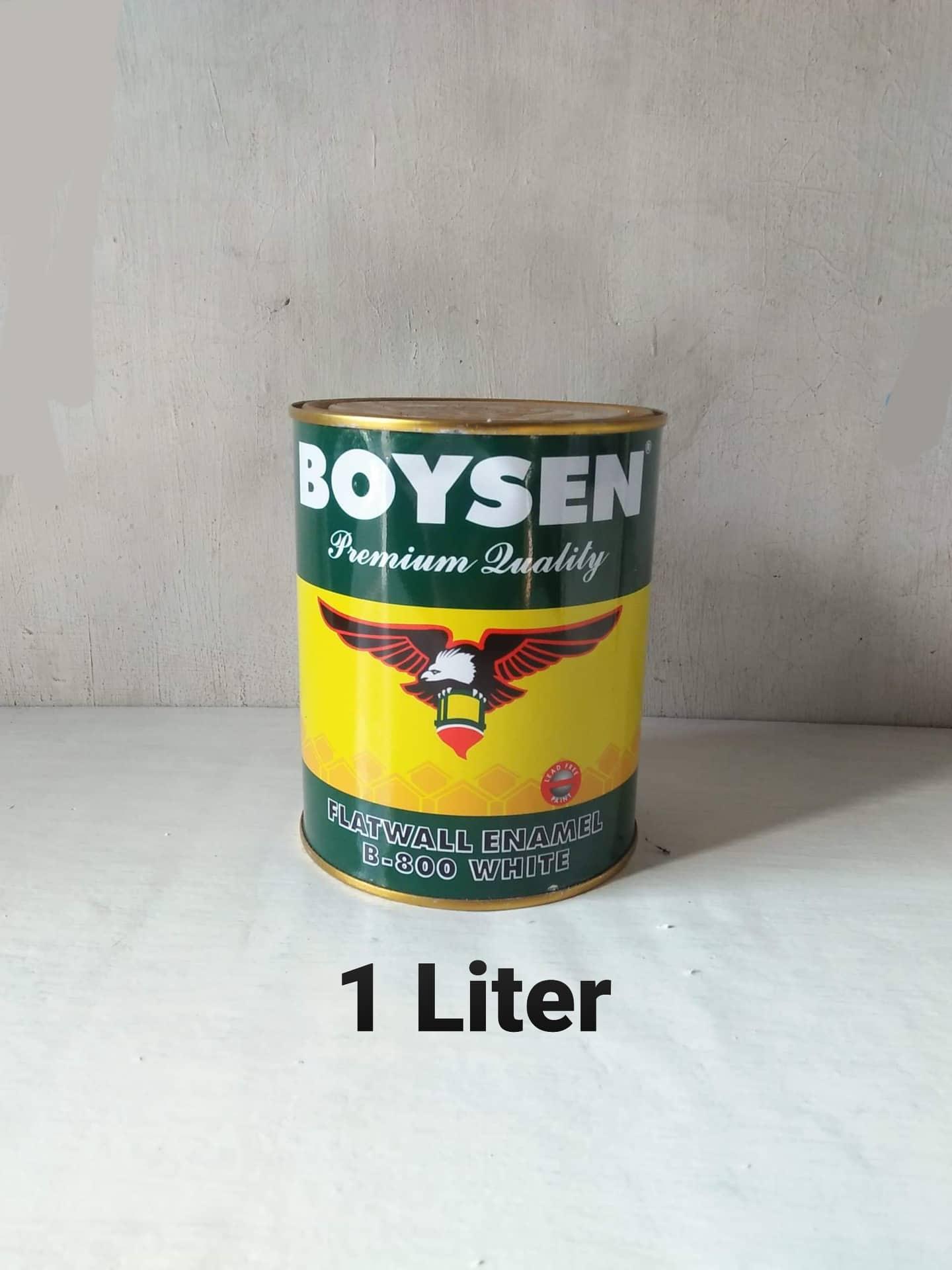 Boysen Flatwall Enamel White 1 Liter | Lazada PH