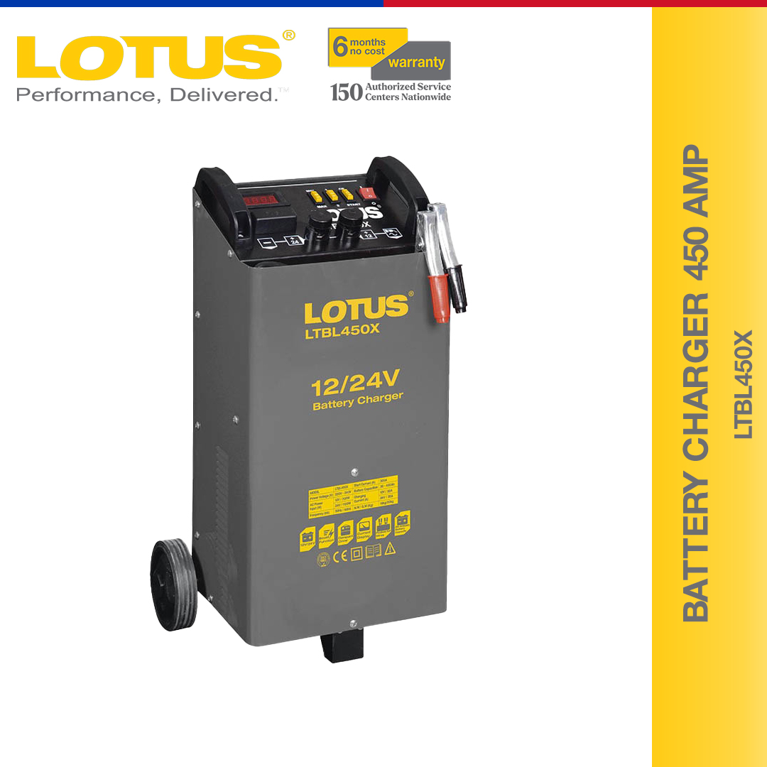 Lotus Battery Charger LTBL350X 350AMP | LTBL450X 450AMP | LTBL650X ...