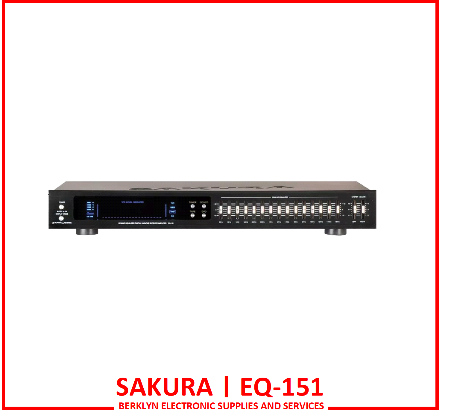 Sakura EQ-151 Stereo Graphic Equalizer | Lazada PH