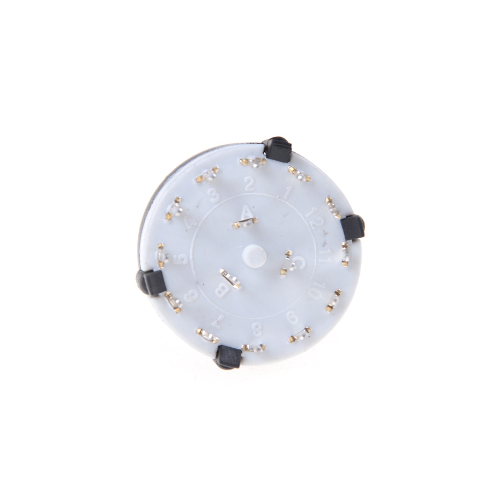 Single Deck Rotary Switch Band Selector 4 Pole 3 Position with Knob ...