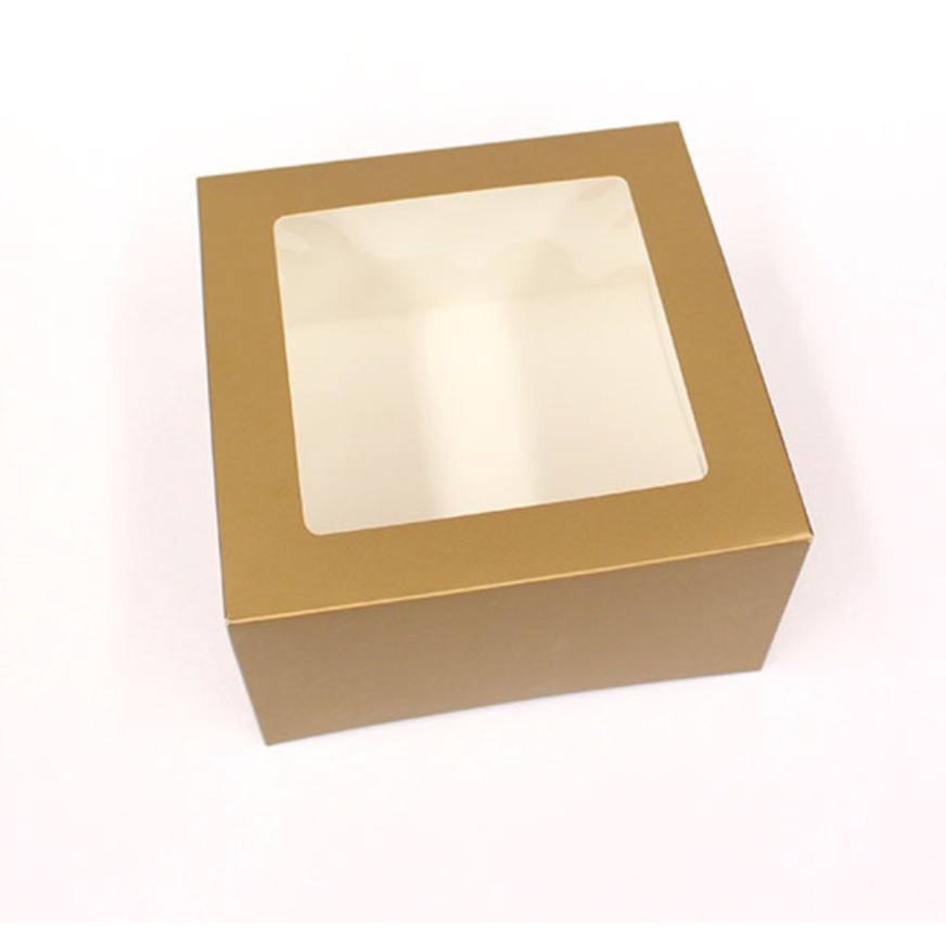 RM BOXES PREFORMED/PASTRY 7X7X4 WITH WINDOW CAKE BOX | Lazada PH