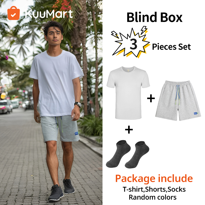 【COD】KuuMart Fashion Men's T-Shirts Summer Causal T-shirts with Running ...