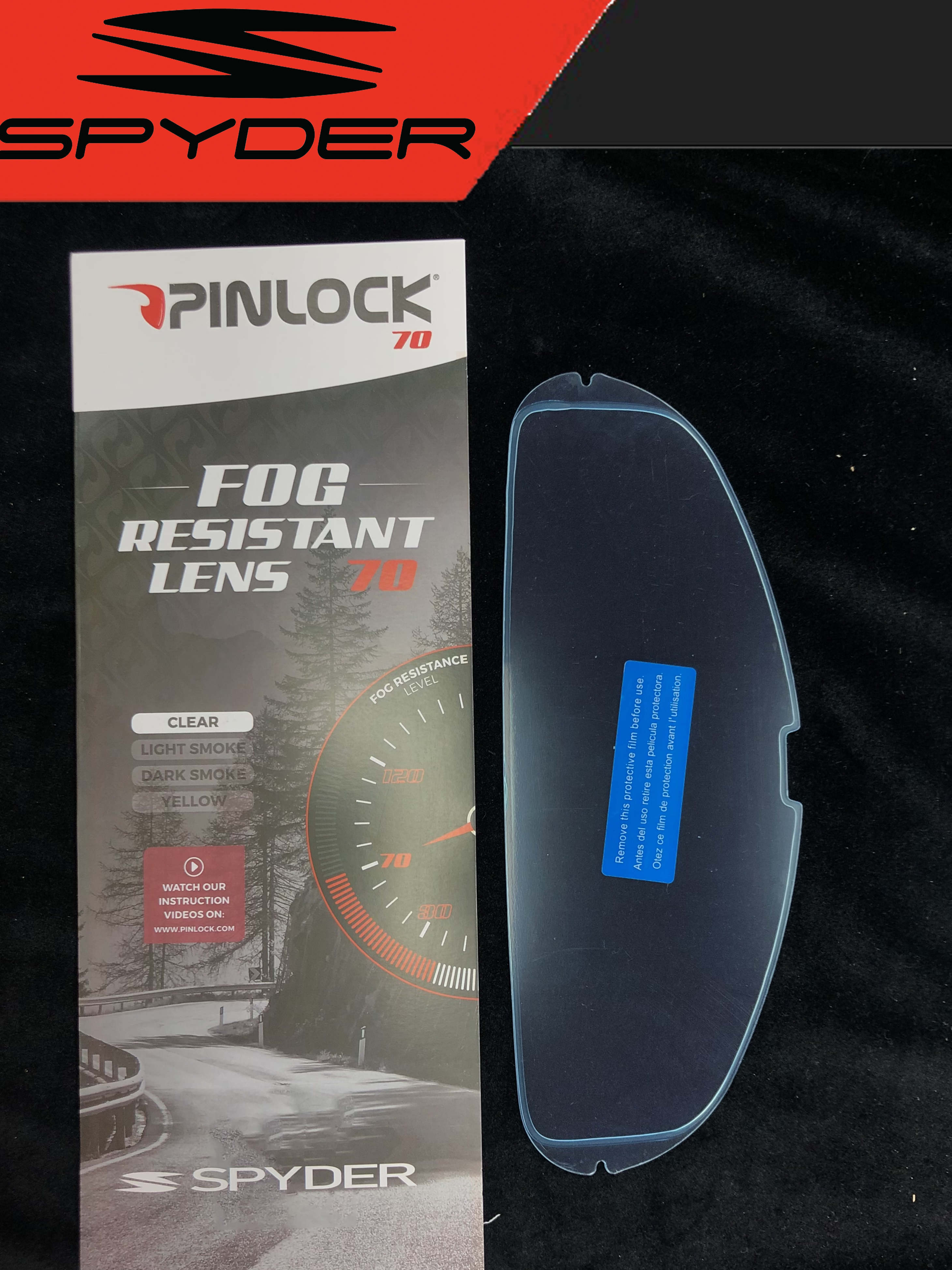 Spyder Pinlock Anti Fog for Spyder SHIFT 3 / PHOENIX 2 / PHOENIX ...