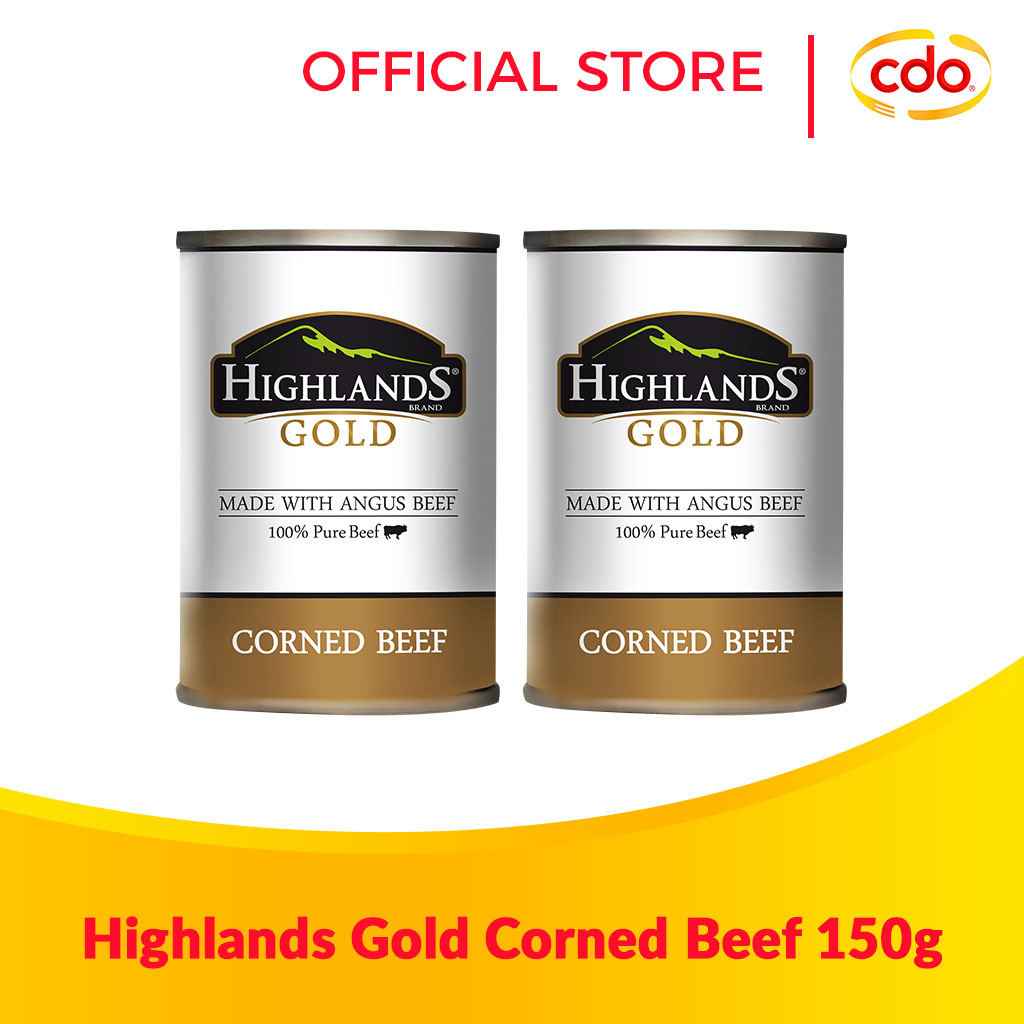 HIGHLANDS Gold Corned Beef 150g Pack of 2 | Lazada PH