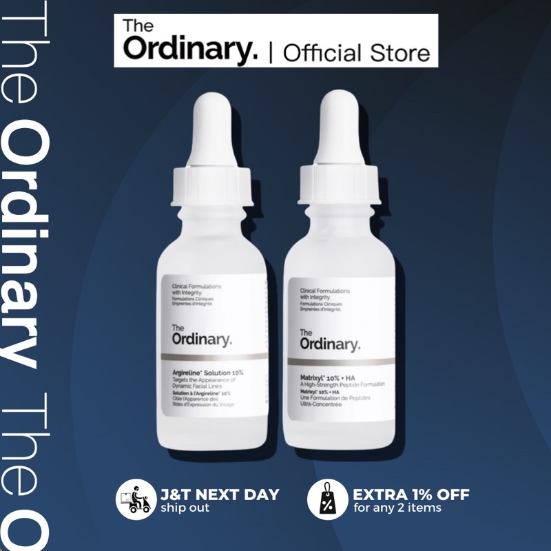 The Ordinary Argireline 10% Solution Matrixyl 10% + HA High Strength ...