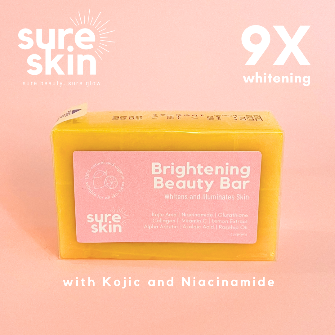Brightening Beauty Bar Soap | Kojic + Niacinamide [135g] (9 in 1 Soap ...