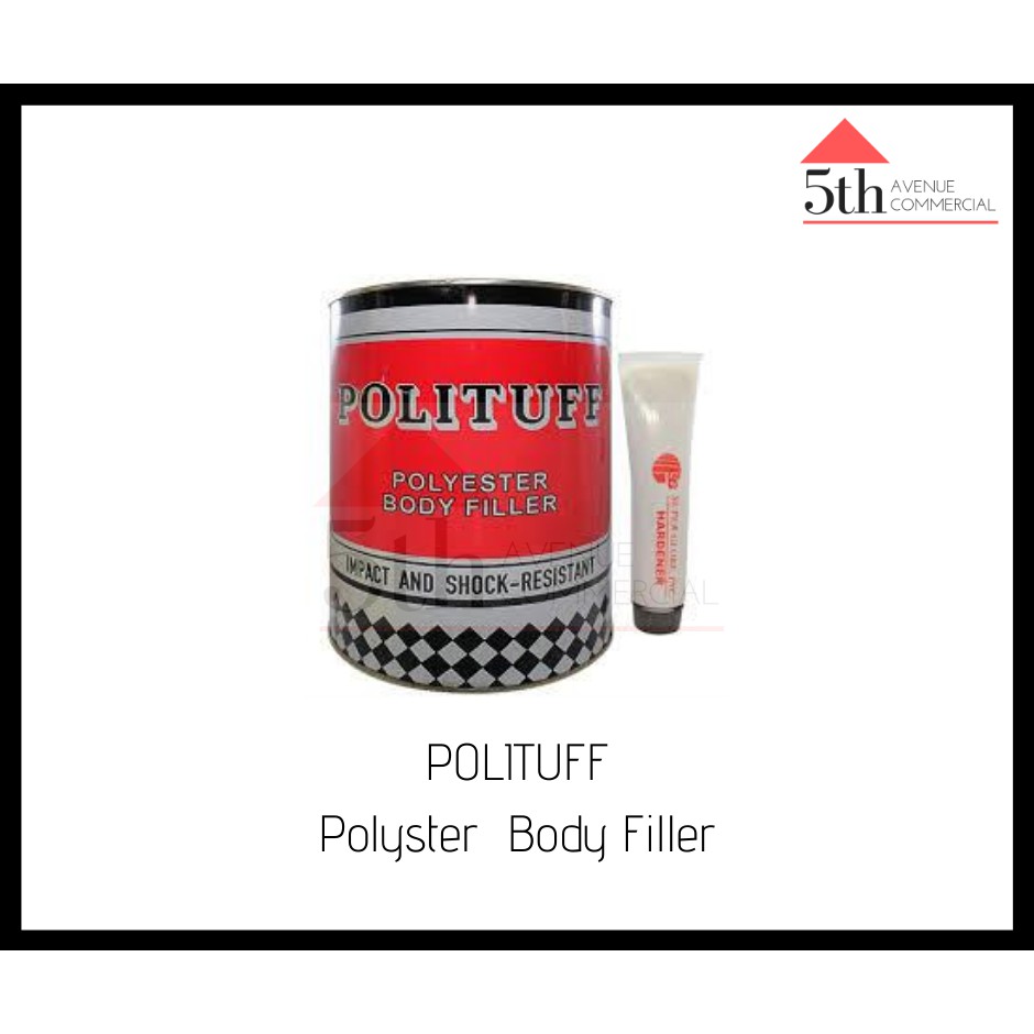 POLITUFF Polyester Body Filler w/ Hardener | Lazada PH