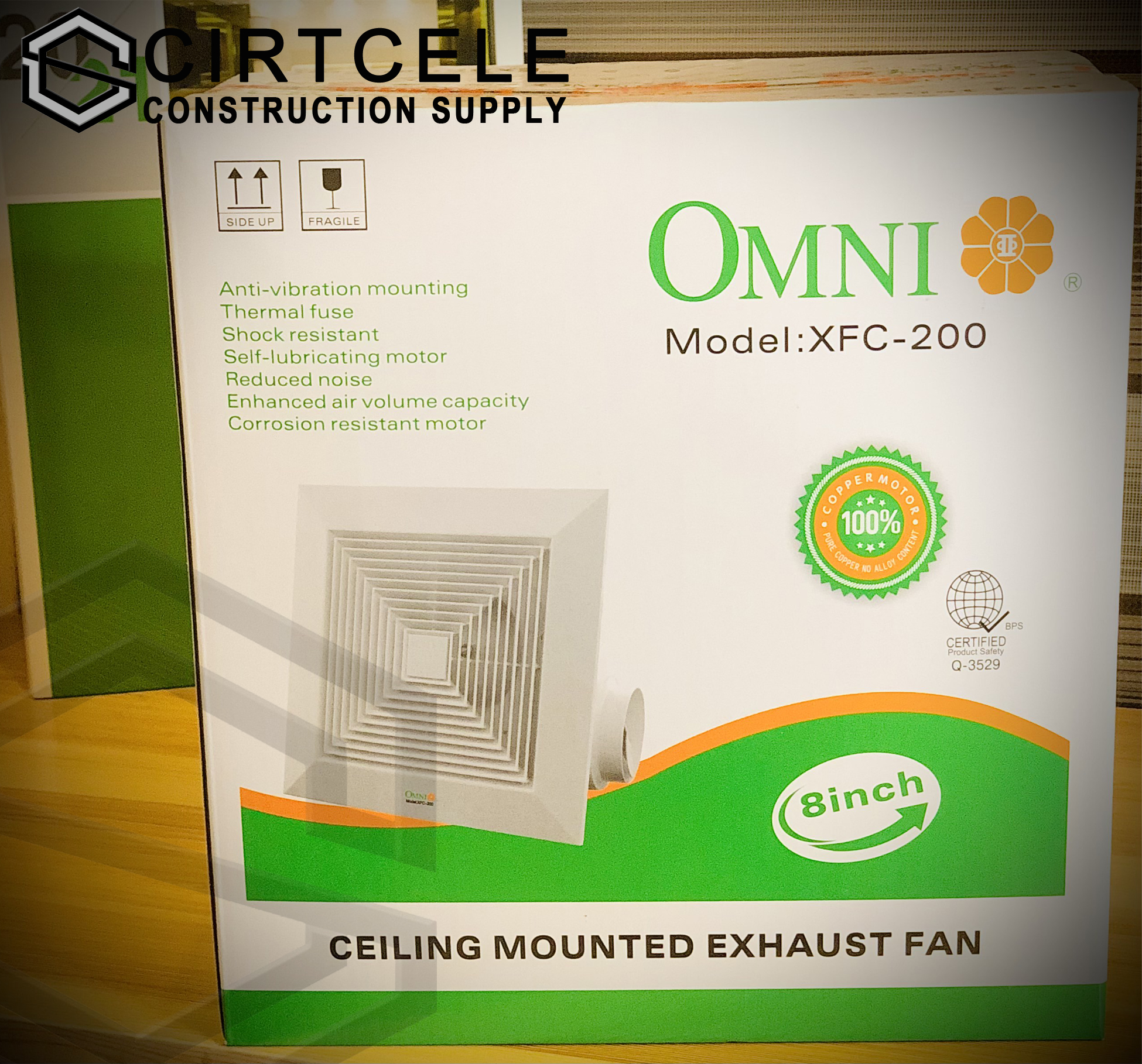 Exhaust Fan Ceiling Mounted [Omni XFC-200] | Lazada PH