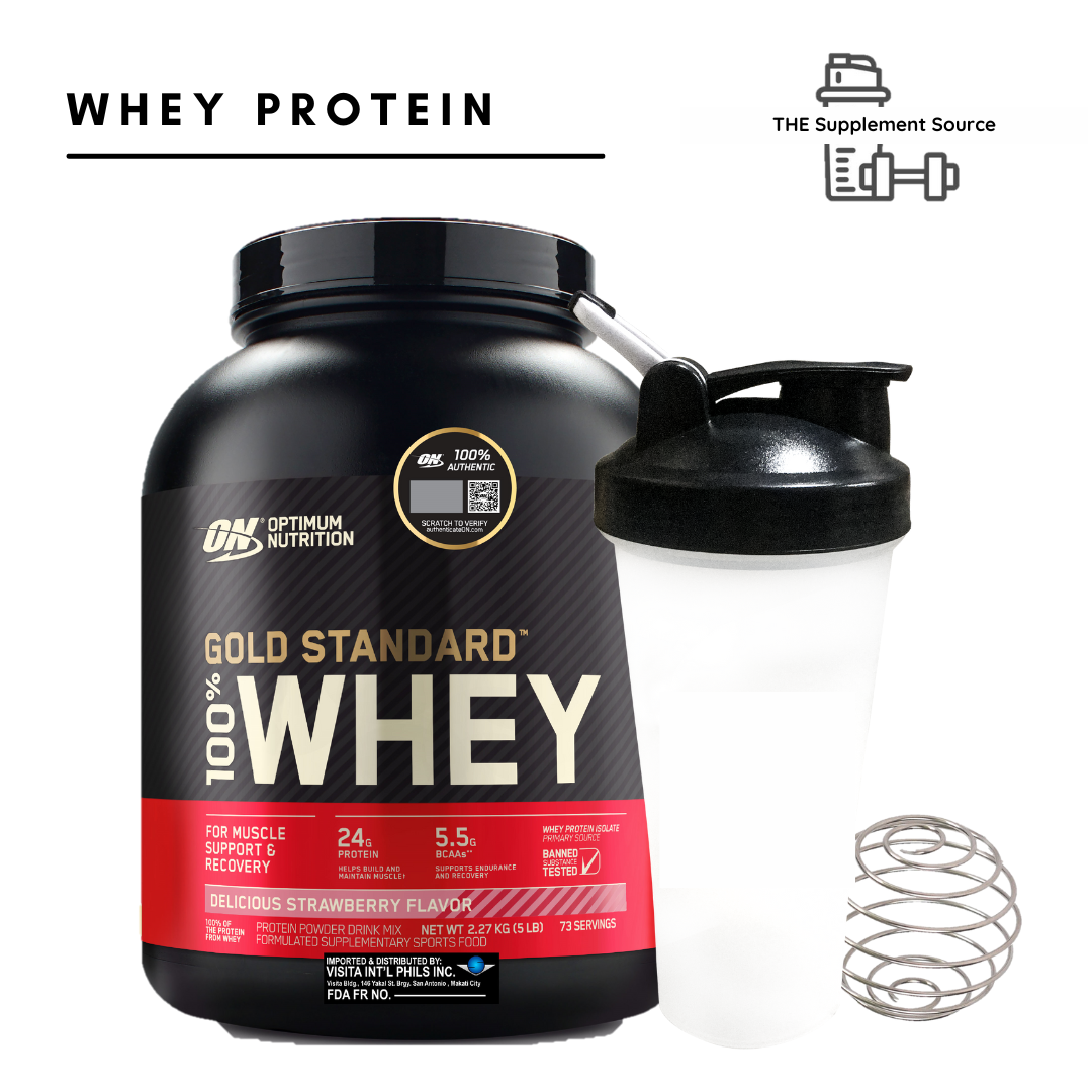 ON Gold Standard Whey 5lbs with Shaker, FREE Amino tablets Optimum ...