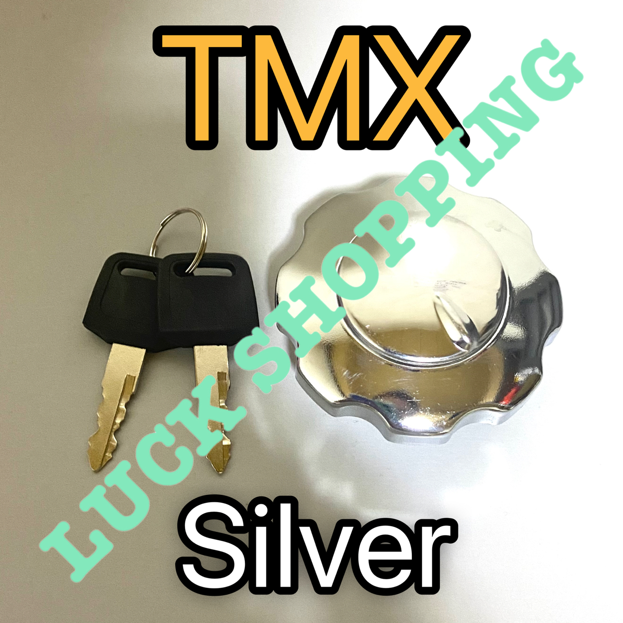 TMX 155 /TMX 125 MOTORCYCLE GAS FUEL TANK COVER FUEL TANK CAP SILVER ...