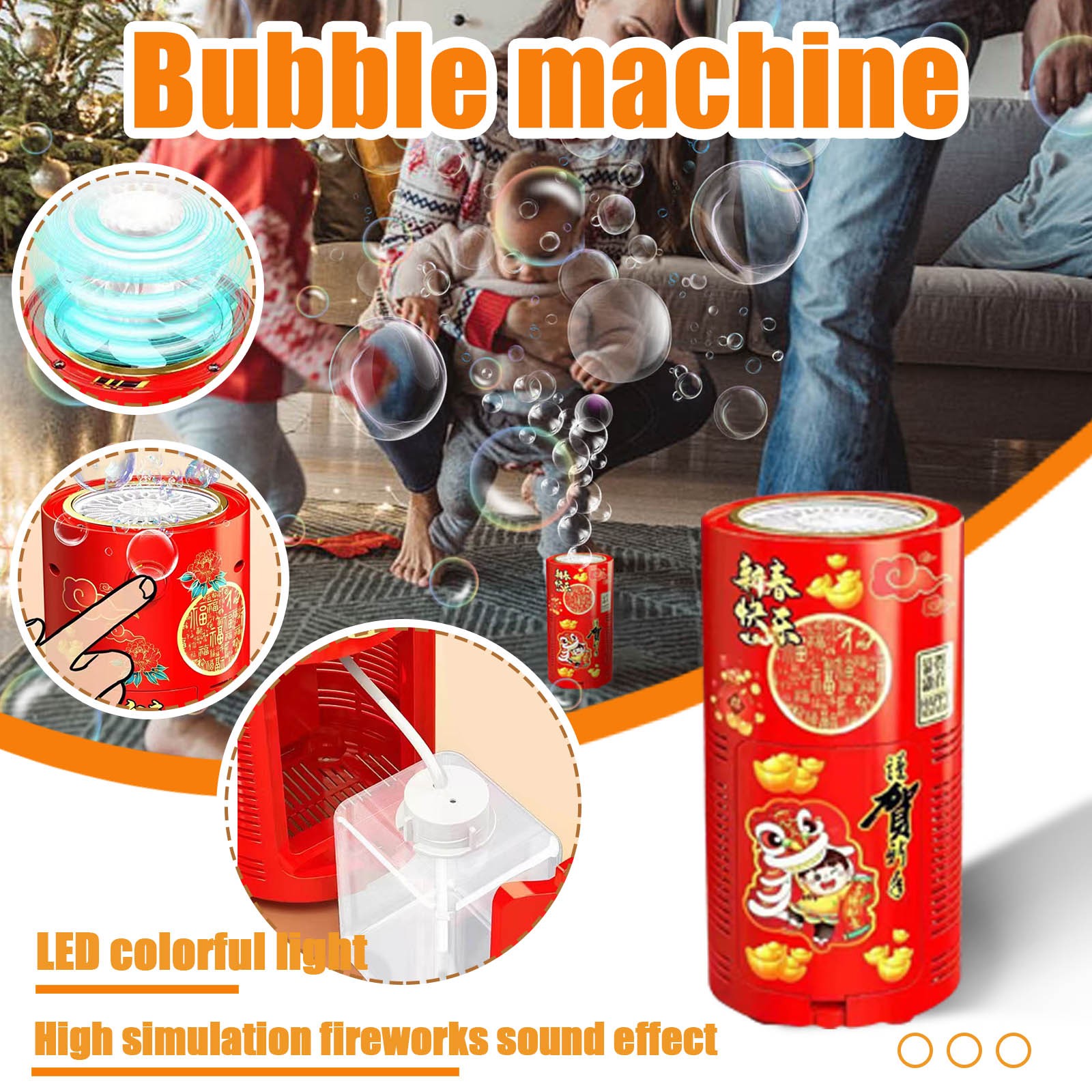Portable Firework Bubble Machine Professional Automatic Bubble Machine ...