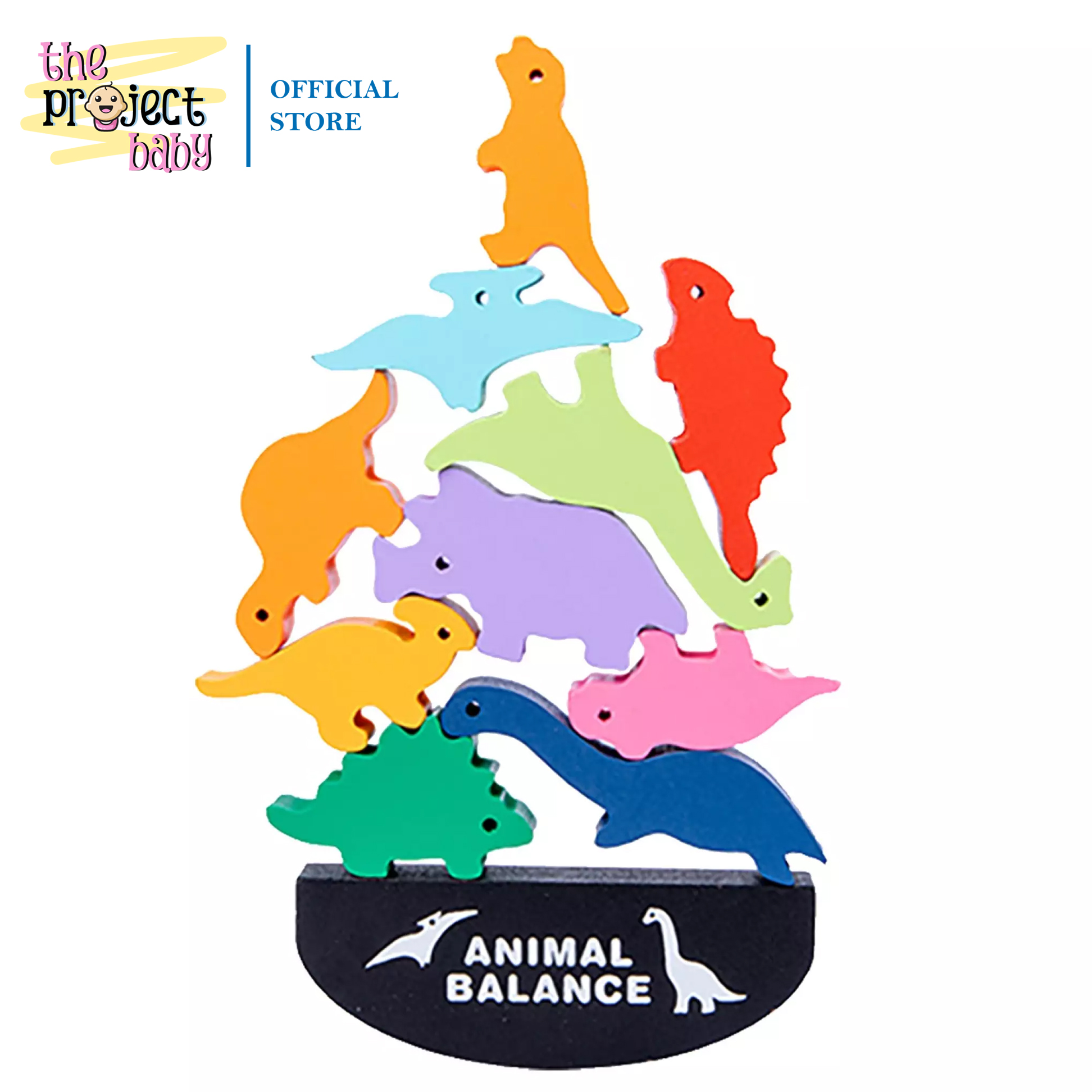 Wooden Building Animal Balance & Stacking Game | Lazada PH