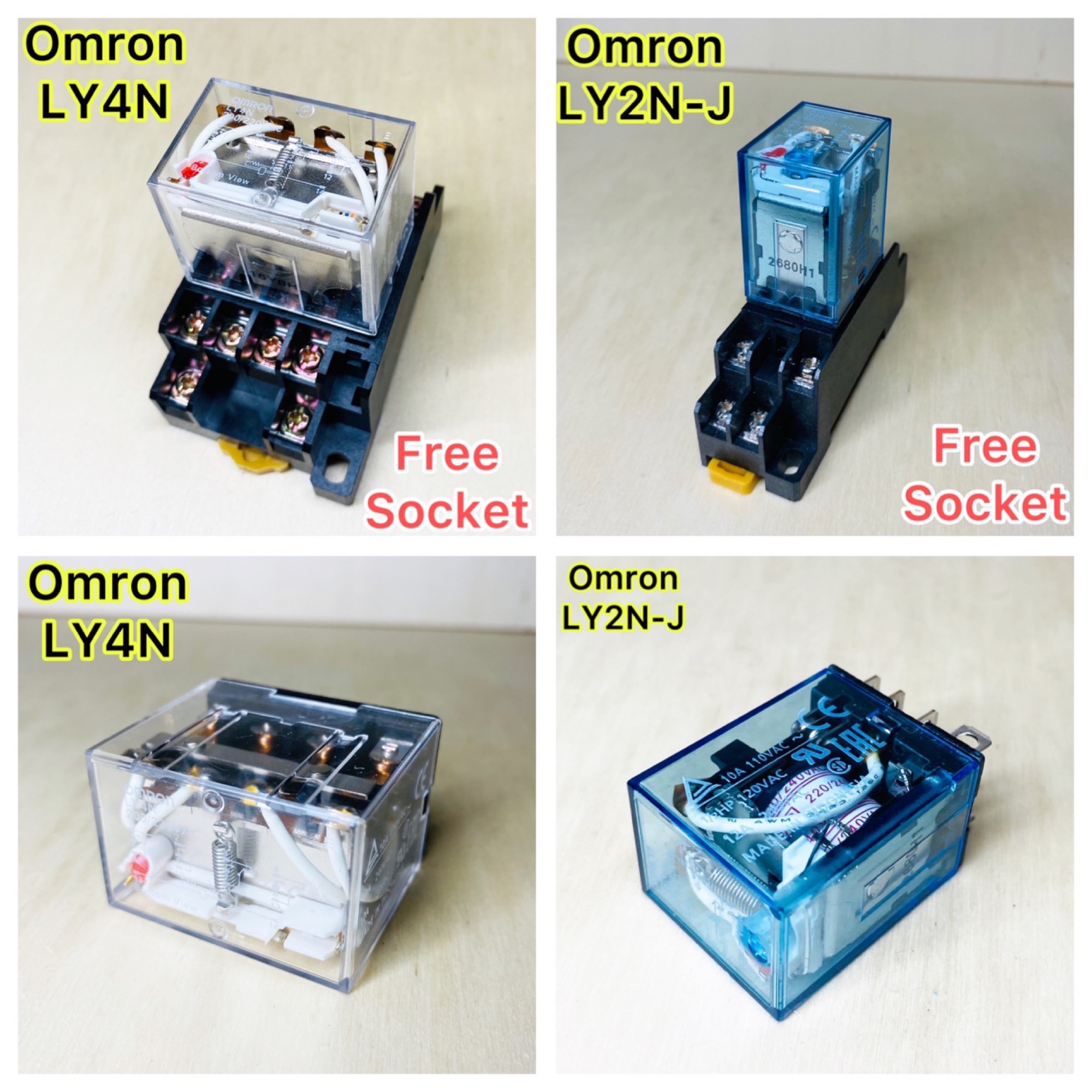 Authentic Omron Power Relay LY2N-J / LY4N | Lazada PH