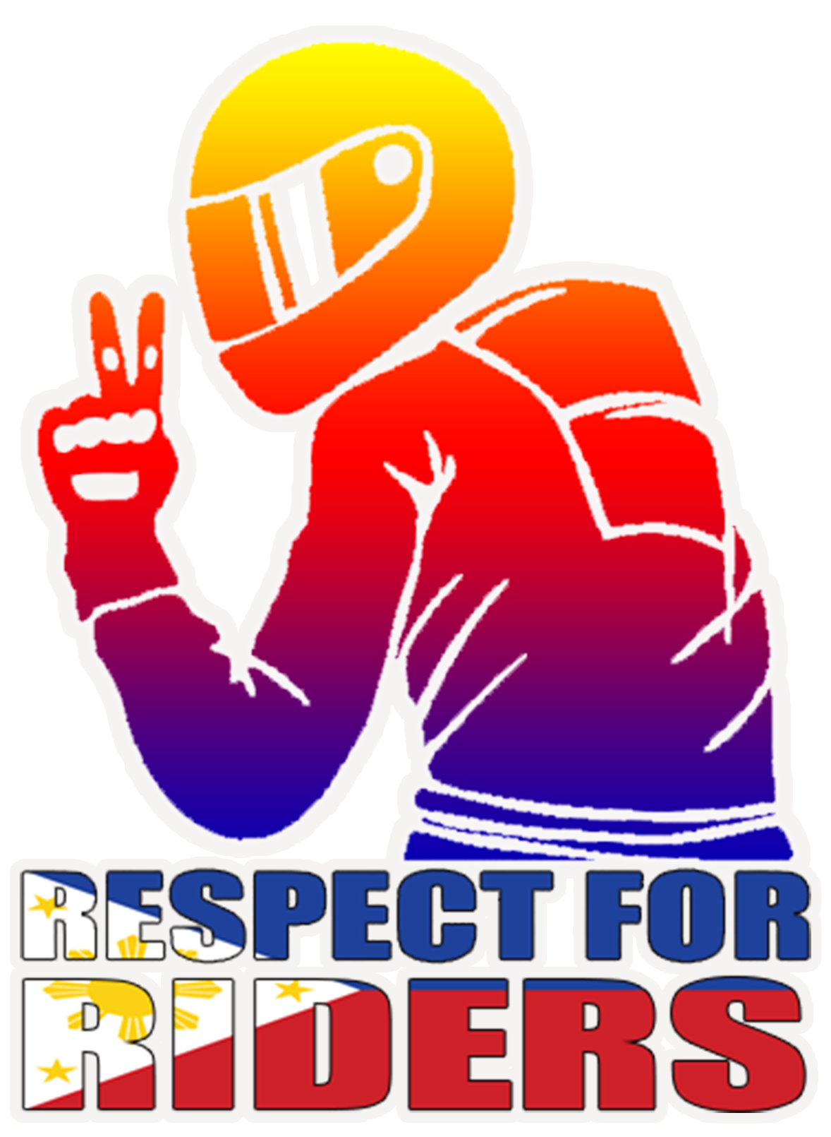 RESPECT FOR RIDERS 3,5 INCH GLOSSY STICKER BY MMA ENTERPRISE | Lazada PH