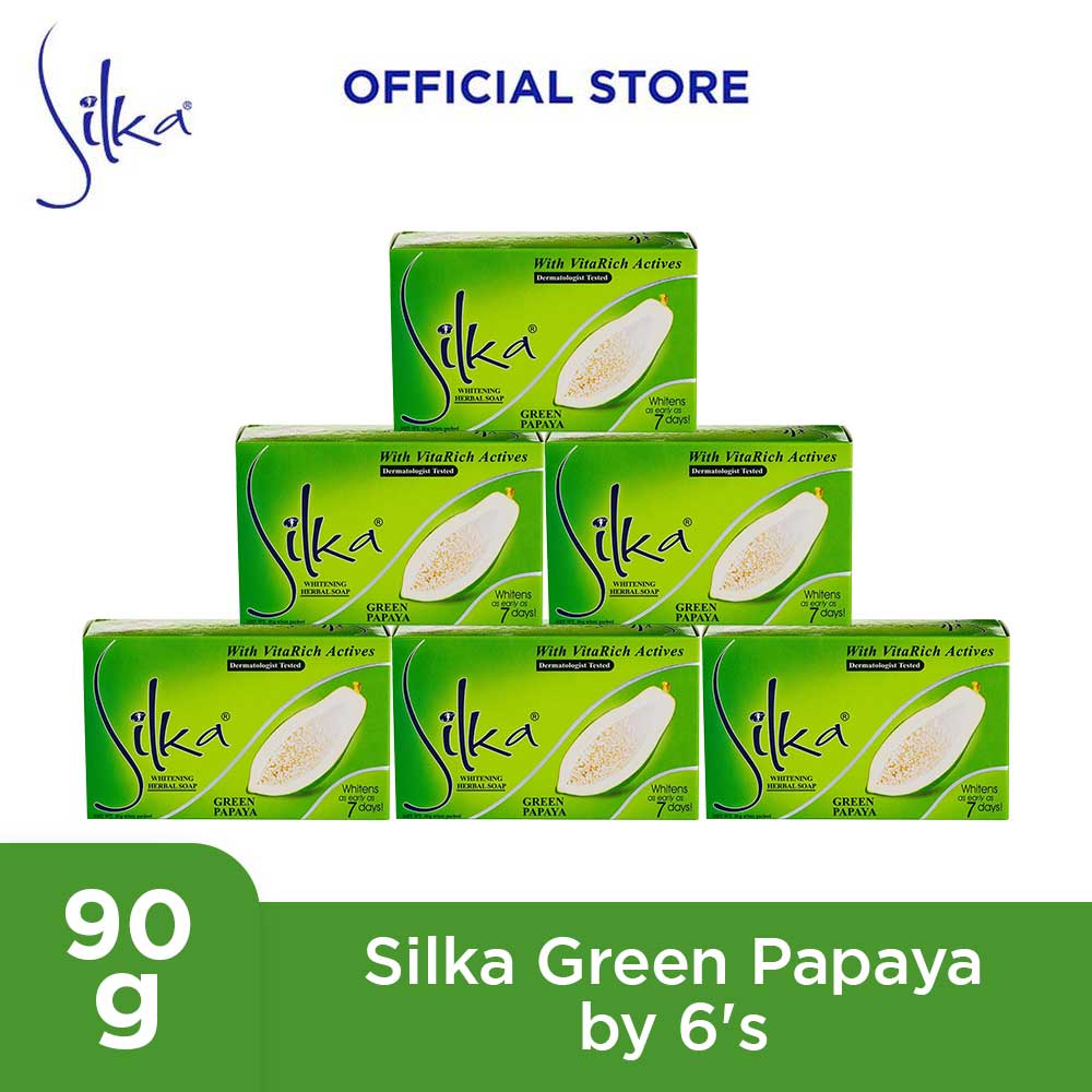 Silka Green Papaya 90g by 6's | Lazada PH