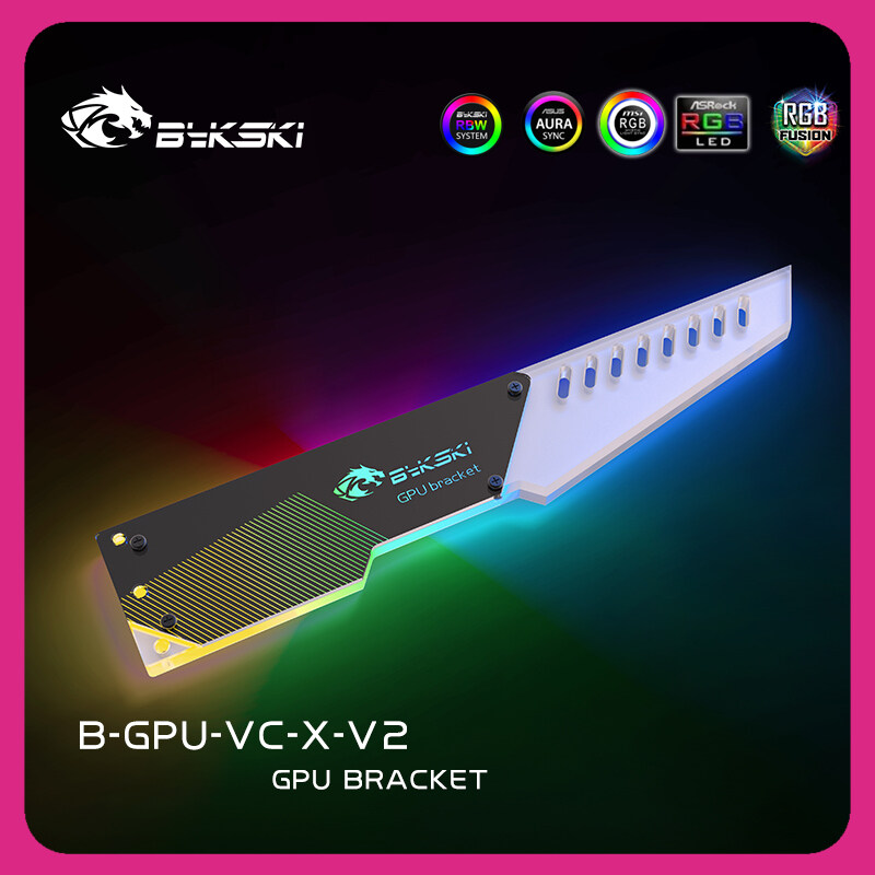 Acrylic Bracket Computer GPU Brace with RGB / A-RGB SYNC Light ...