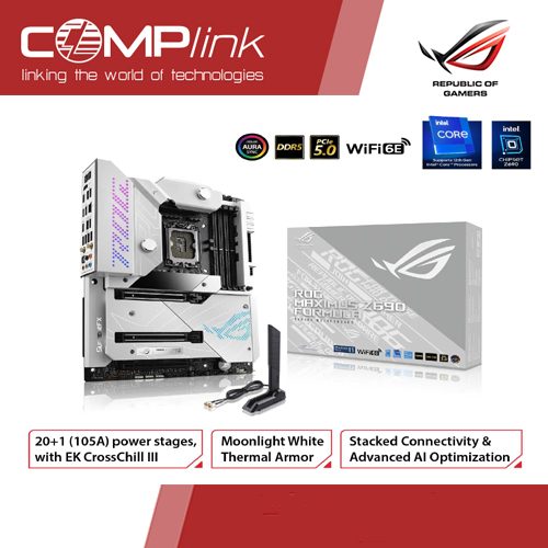 ASUS ROG Maximus Z690 Formula Intel® Z690 ATX motherboard with 20+1 ...
