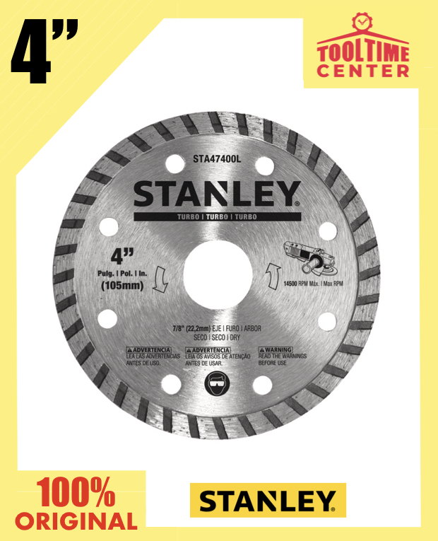 Stanley Diamond Disc 4" Continuous (STA47401L) and Turbo (STA47400L ...