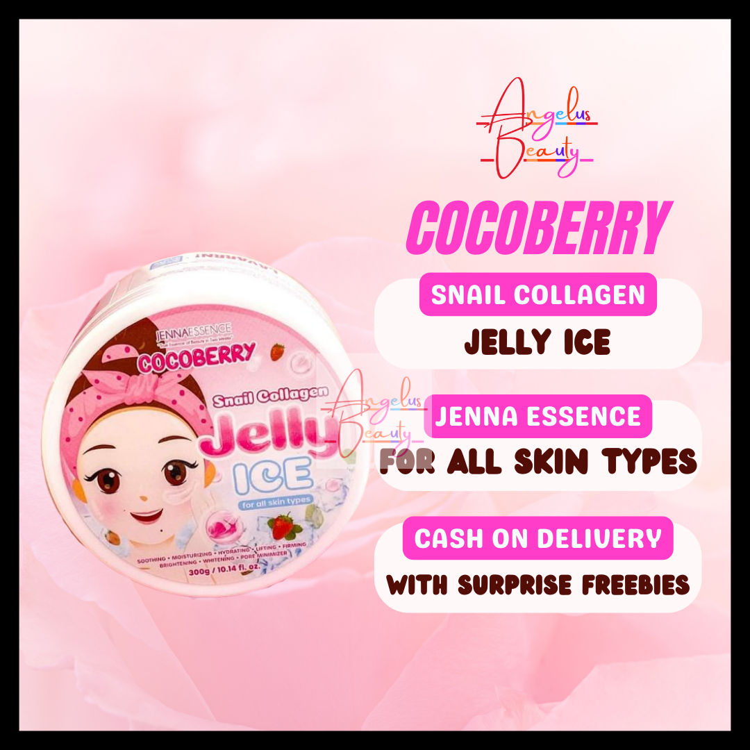 Cocoberry Snail Collagen Jelly Ice by Jenna Essence Whitening Collagen ...