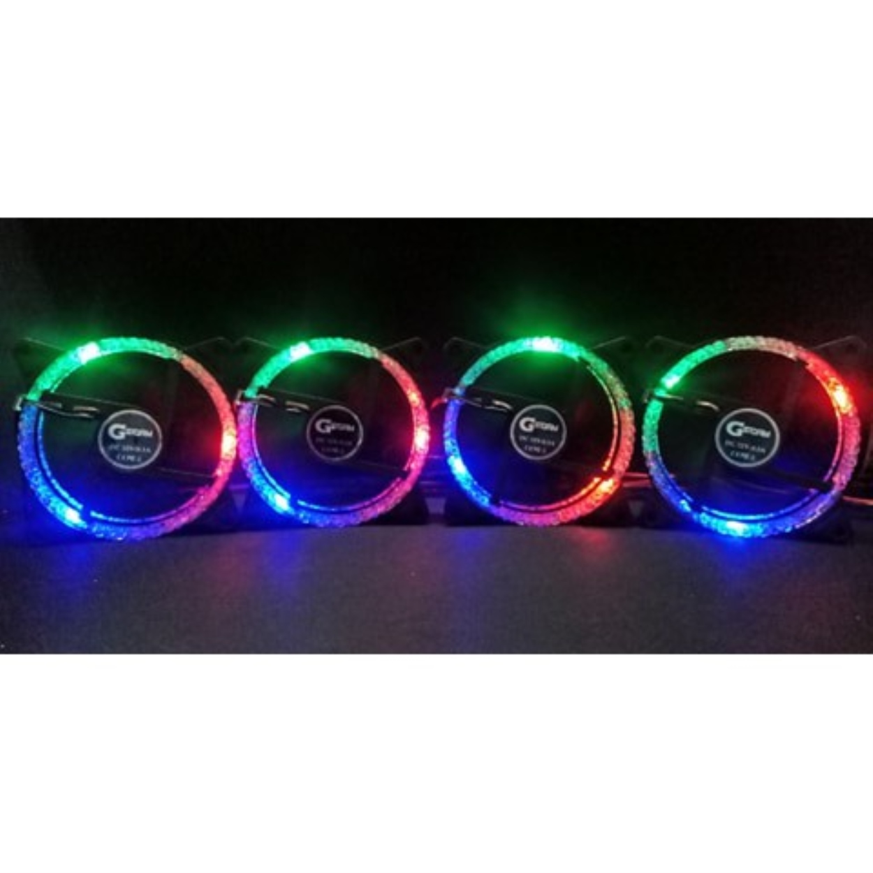 Gstorm Crystal Diamond Rainbow RGB Led fan 120mm PC CPU Computer Case ...