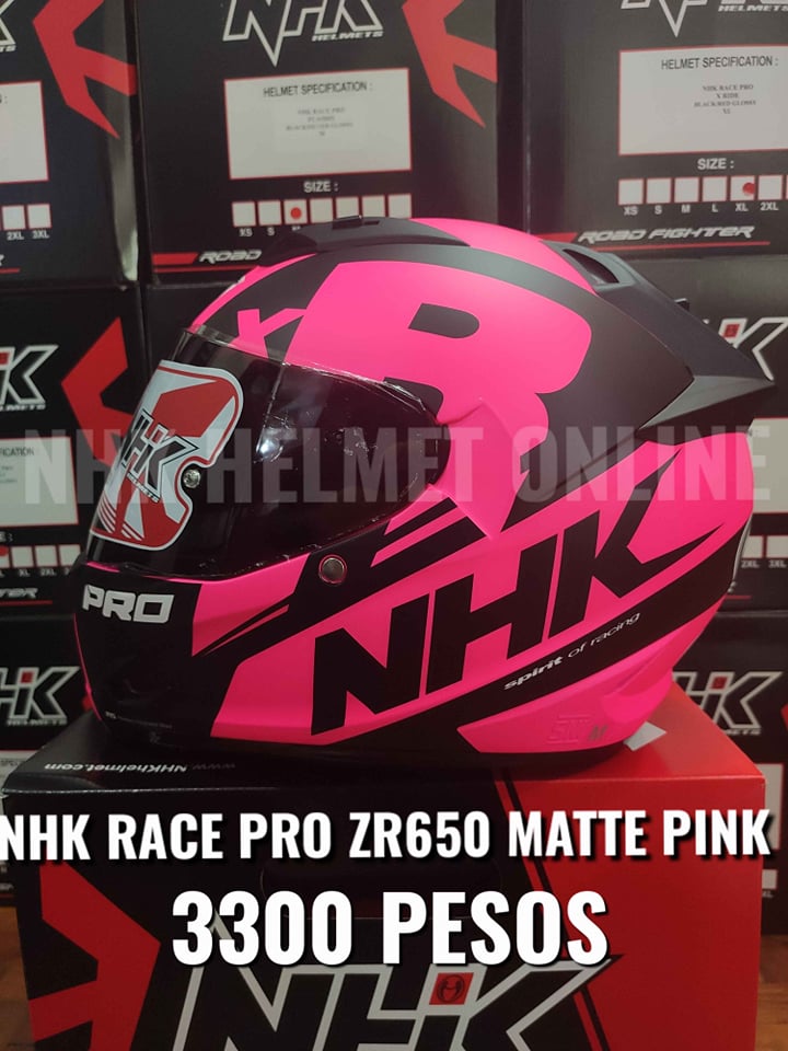 NHK RACE PRO ZR650 MATTE PINK/BLACK | Lazada PH