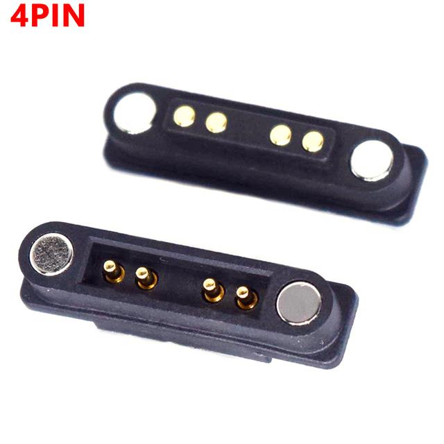 1sets 6Pin 7Pin 8Pin 9Pin 10Pin 11Pin 12Pin Waterproof Magnetic Pogo ...