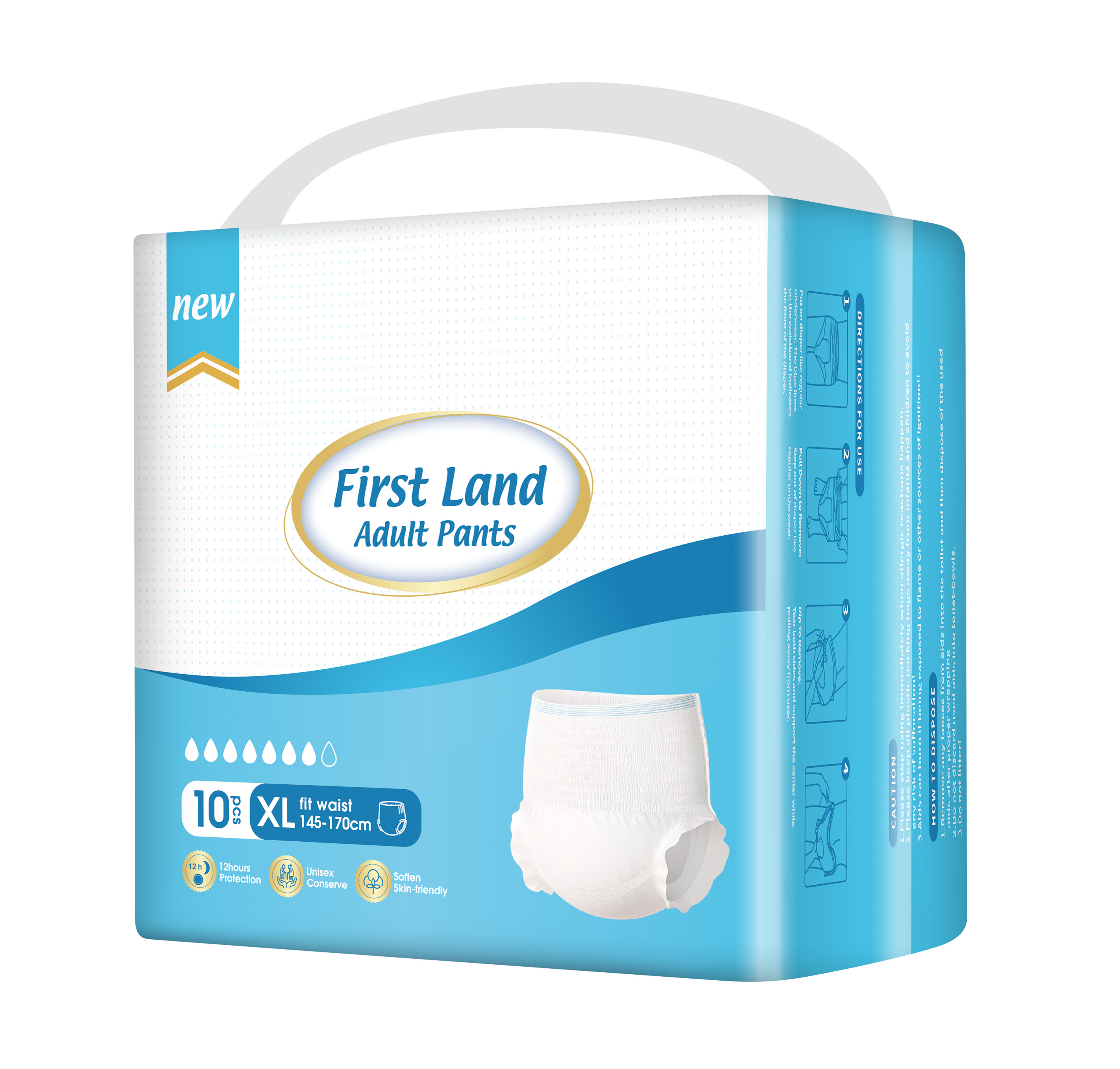 Cod 60pcs Adult Pull Up Pants Pull Up Pants Adult Pants Diaper M/L/Xl ...