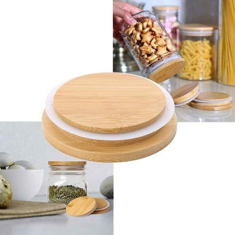 High Quality Reusable Bamboo Mason Canning Lids WD-B19 | Lazada PH