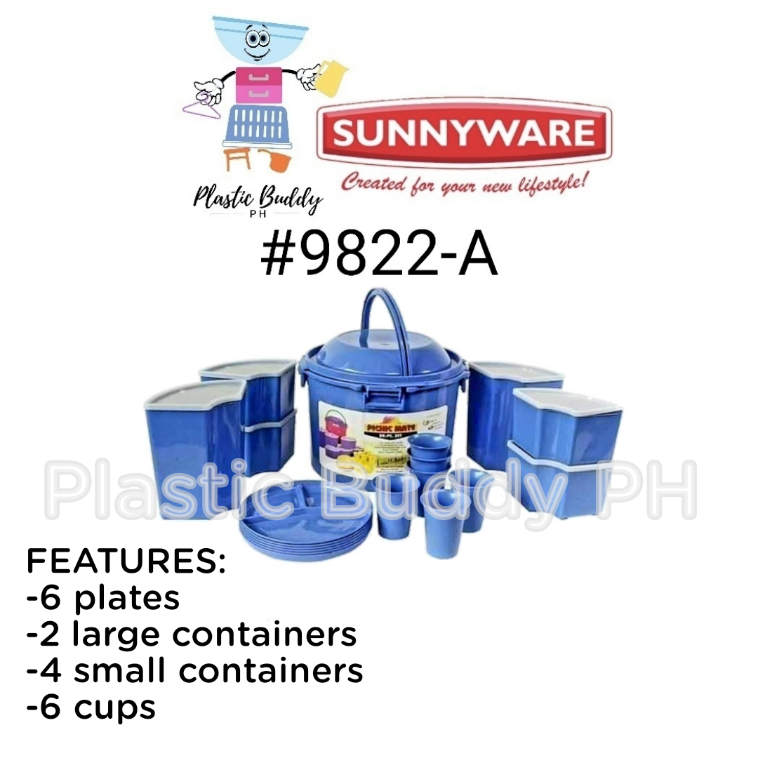 Sunnyware Picnic Mate 20pcs / Picnicmate / Food Organizer / Food ...