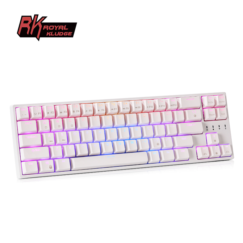 Royal Kludge RK68 Plus RK871 RGB Hotswap Wired Wireless Bluetooth Mechanical Keyboard Gaming ...