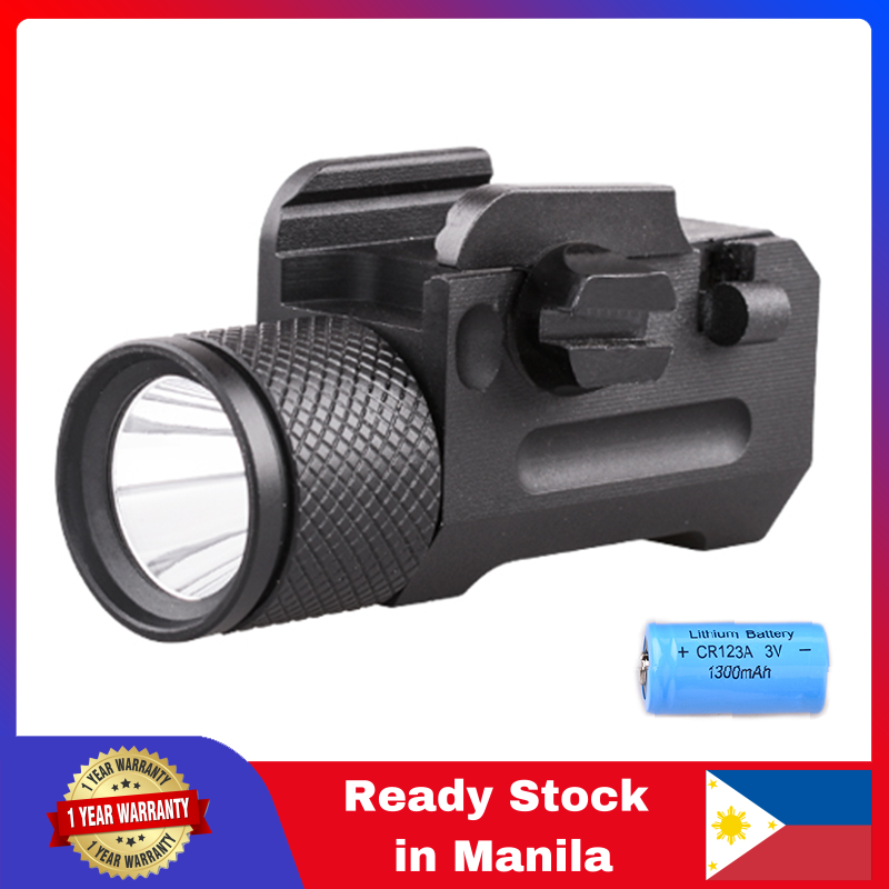 GEGEB MGL-05 250lm LED Tactical Flashlight Weapon Light for Glock Rail ...