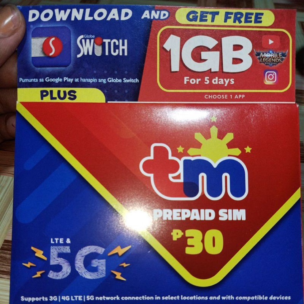 TM 5g Prepaid Simcard Triple-Cut Sim Fresh And Sealed | Lazada PH
