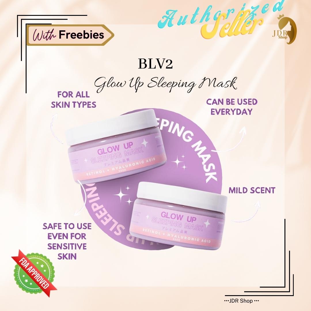 Glow Up Sleeping Mask Retinol + Hydrolic Acid 300g by BLV2 | Lazada PH