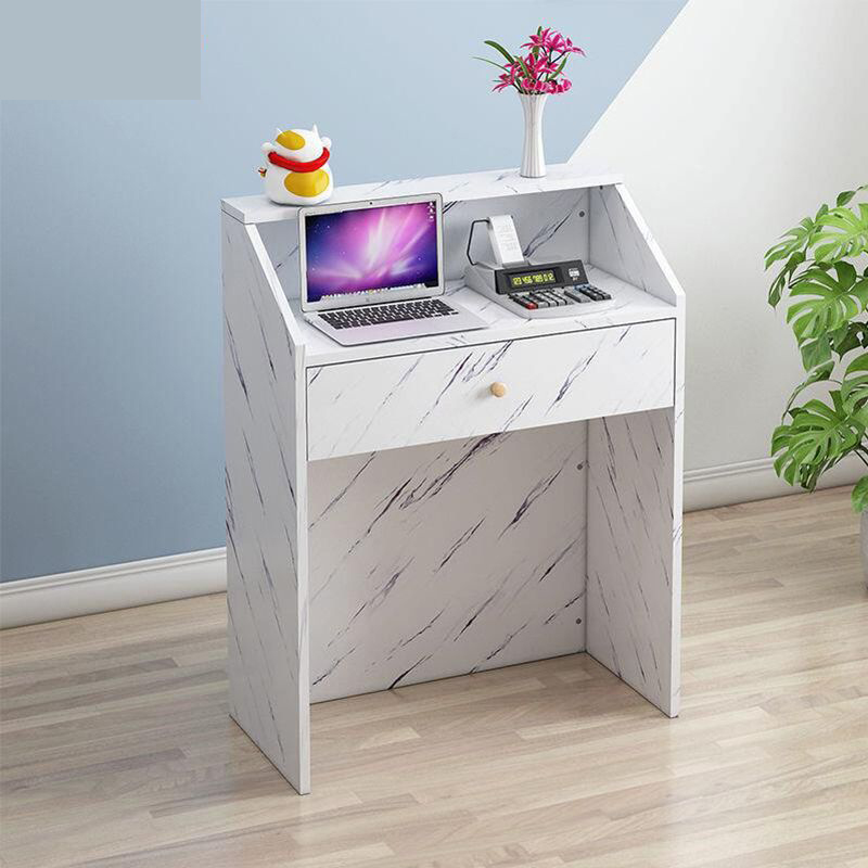Simple Cashier Reception Desk Supermarket Cashier Desk Company Podium ...