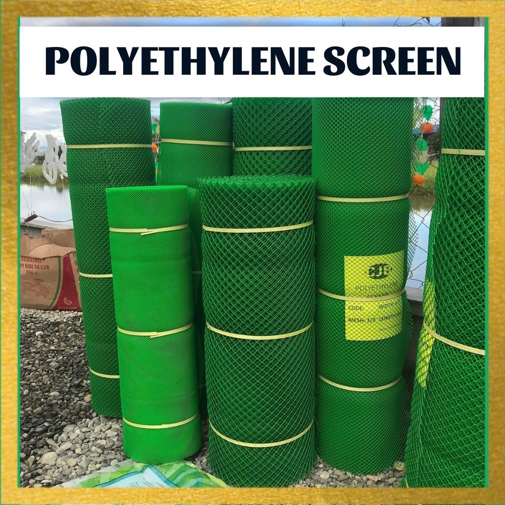 [6ft x 30 meters] Polyethylene Plastic Screen Net Chicken Fence mesh 1 ...