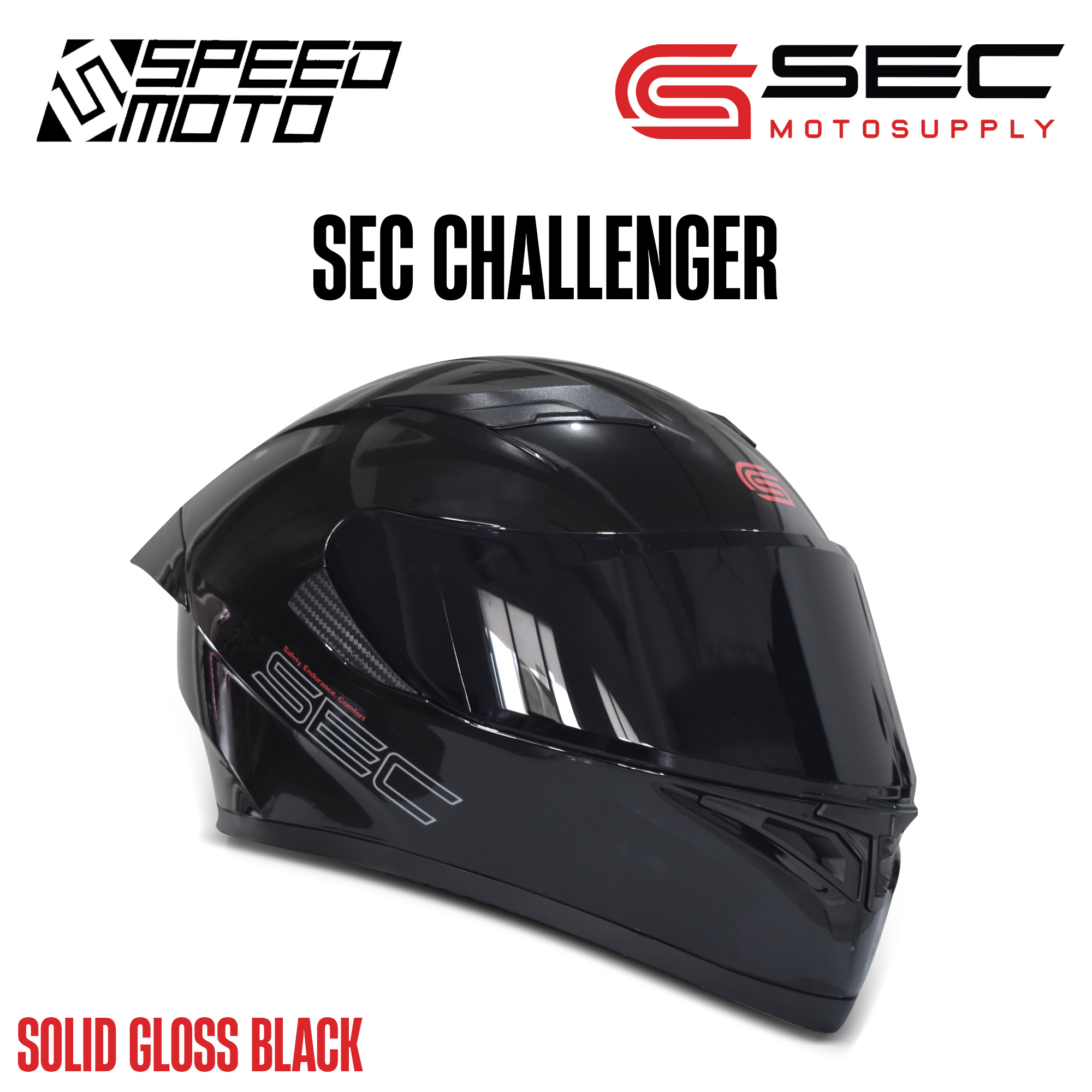 SEC CHALLENGER V3 FULL FACE DUAL VISOR HELMET DSEC-04915 / DSEC-04916 ...