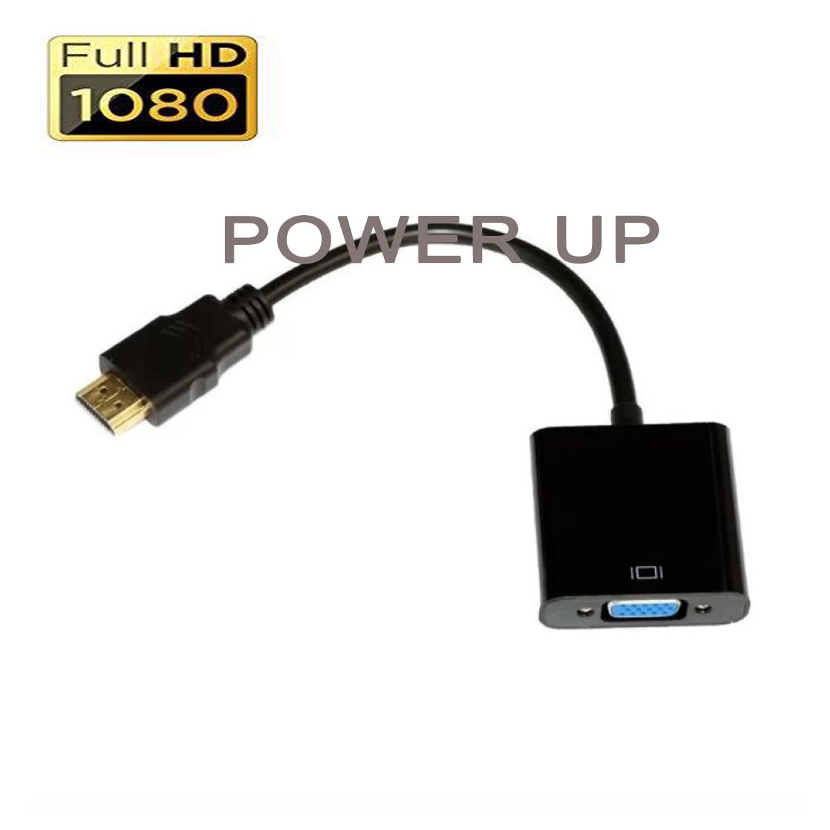 HDMI Input to VGA Adapter Converter For PC Laptop NoteBook HD DVD ...